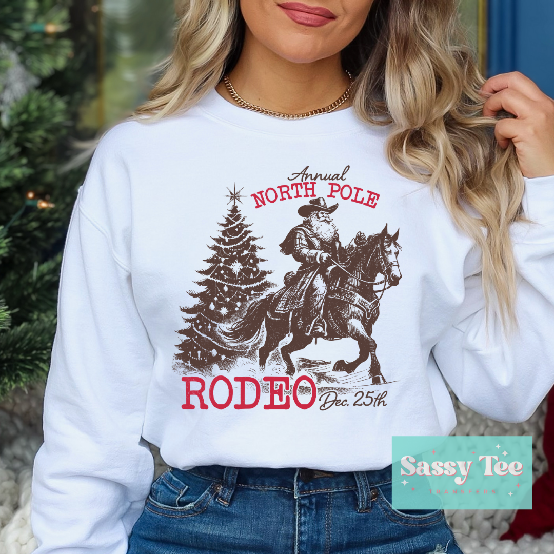 NORTH POLE RODEO – Sassy Tee Transfers