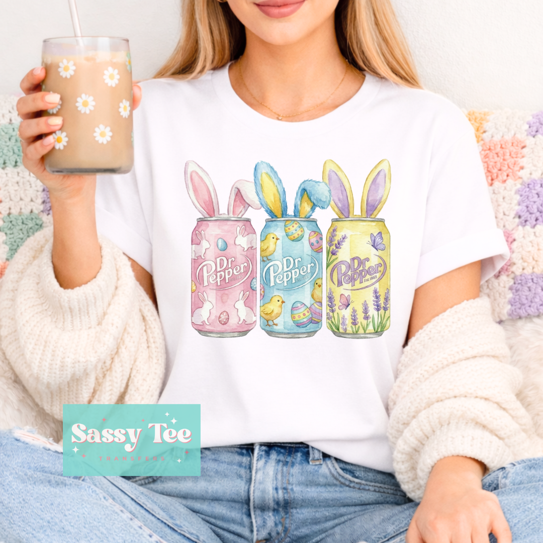 PASTEL DR PEPPER EASTER BUNNY – Sassy Tee Transfers