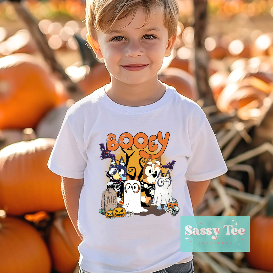 BOOEY BLUE DOG HALLOWEEN Kids – Sassy Tee Transfers